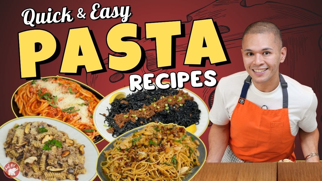 PASTA 4 WAYS | Quick & Easy Recipes 