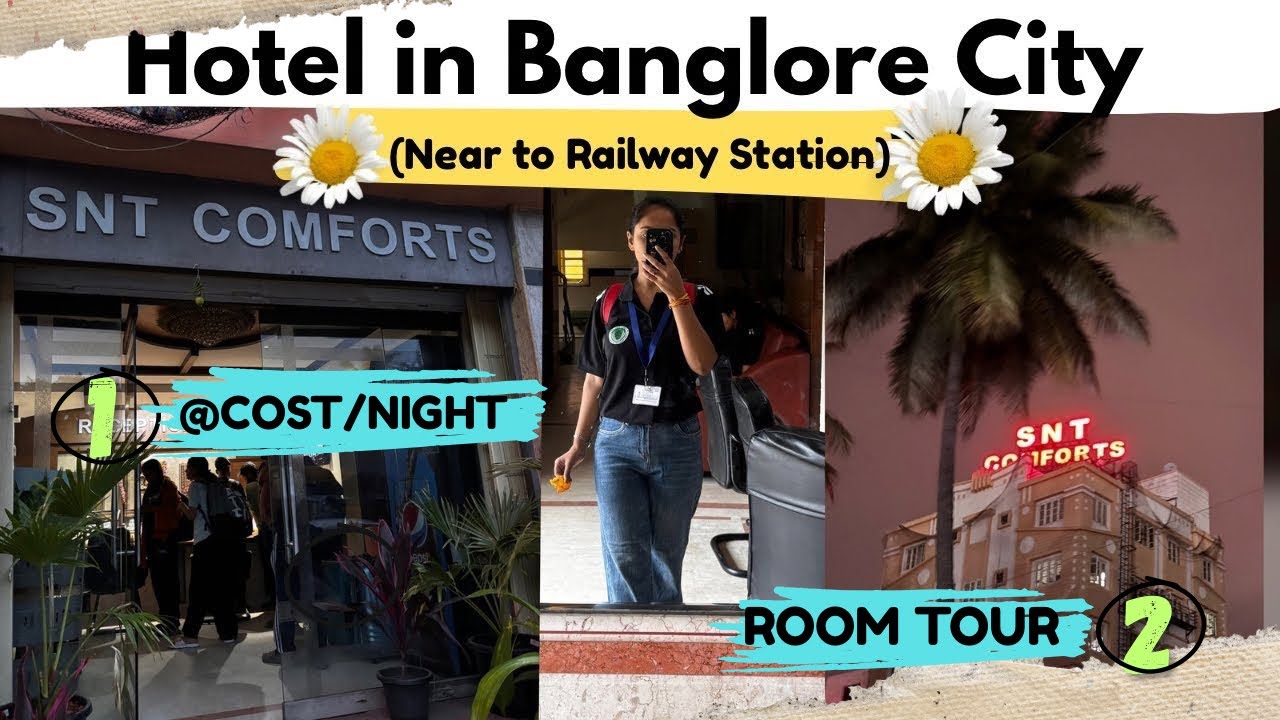 SNT Comfort Hotel Bangalore| Cheapest Hotel In Bangalore✨| #banglore #hotel #review 