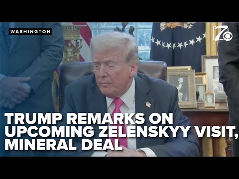 President Trump's remarks on upcoming Zelenskyy visit, mineral deal