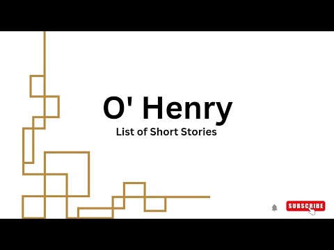 @Trailblazzers. O'Henry | Introduction with his short stories|