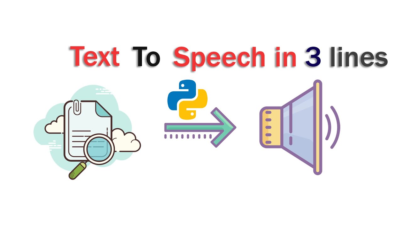 Text To Speech conversion in python | Python Project