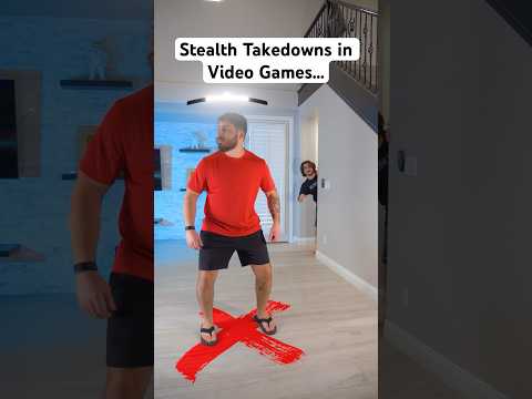 Stealth Takedowns in Video Games be like…