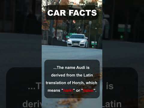 Where the name AUDI comes from #shorts #cars #facts #history #audi #germany