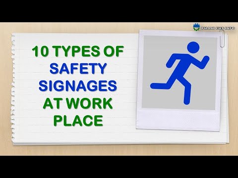 Safety Signage's at work place