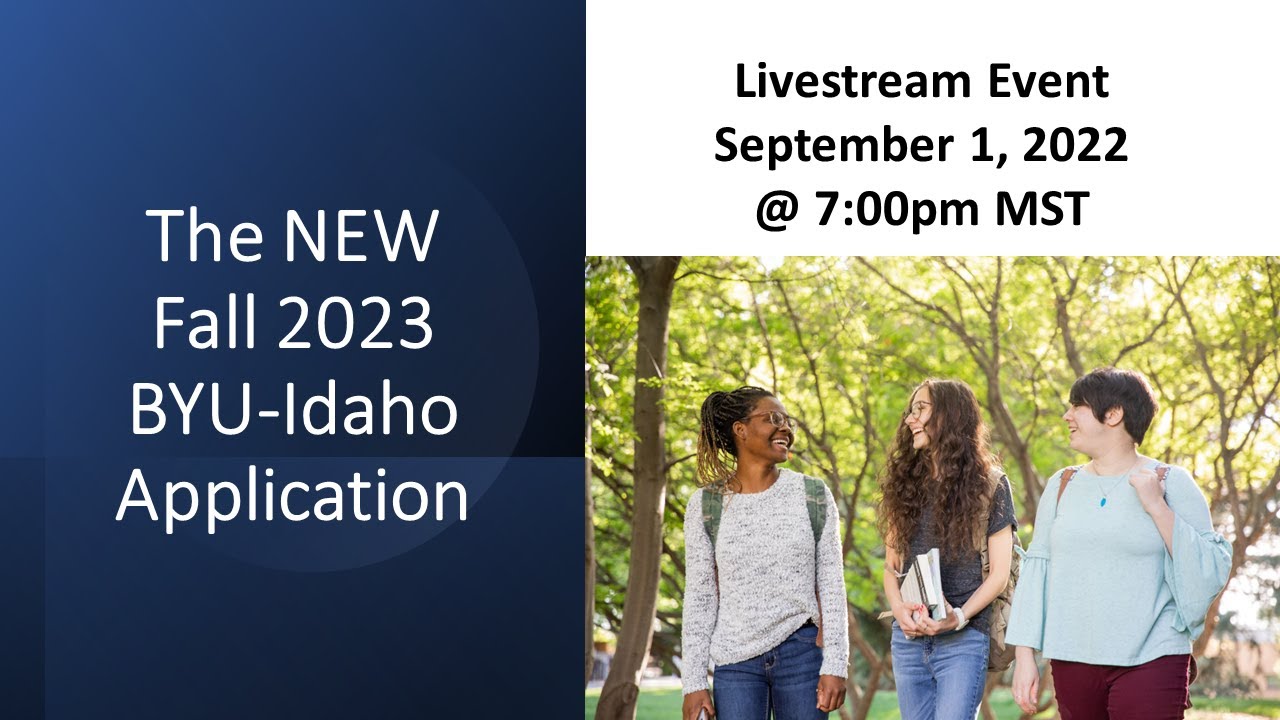 Fall 2023 Application Opening Night Live Stream