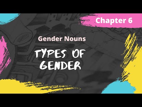 Gender Noun | Types of Gender | Chapter 6 | Wren and Martin | Examples | Exercise