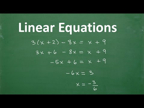 Linear Equations โ Algebra โ Clear and Understandable
