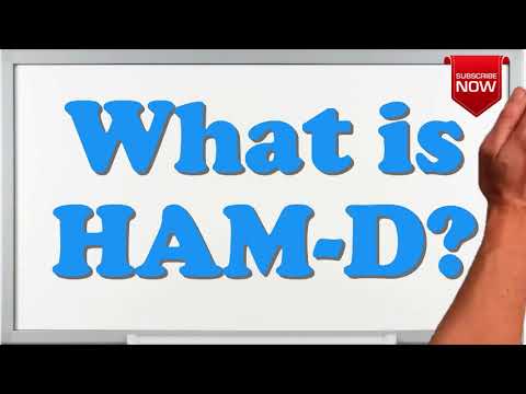 What is the full form of HAM-D?