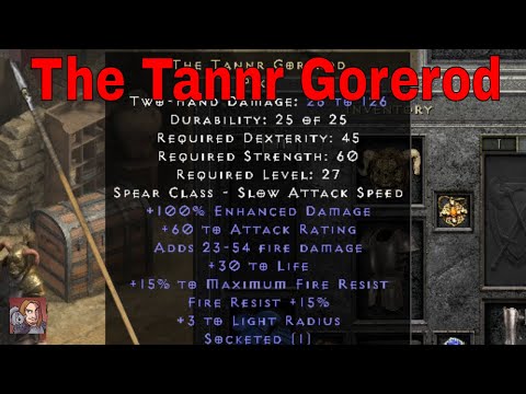 D2R Unique Items - The Tannr Gorerod (Pike)