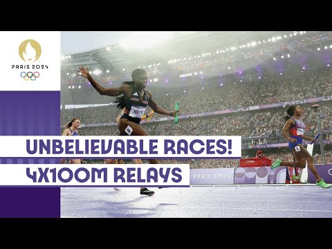 Canada and USA Shine! | Men's and Women's 4x100m Relays | #Paris2024 highlights