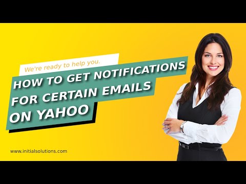 How to Only Get Notifications for Certain Emails on yahoo 2024 | Initial Solution