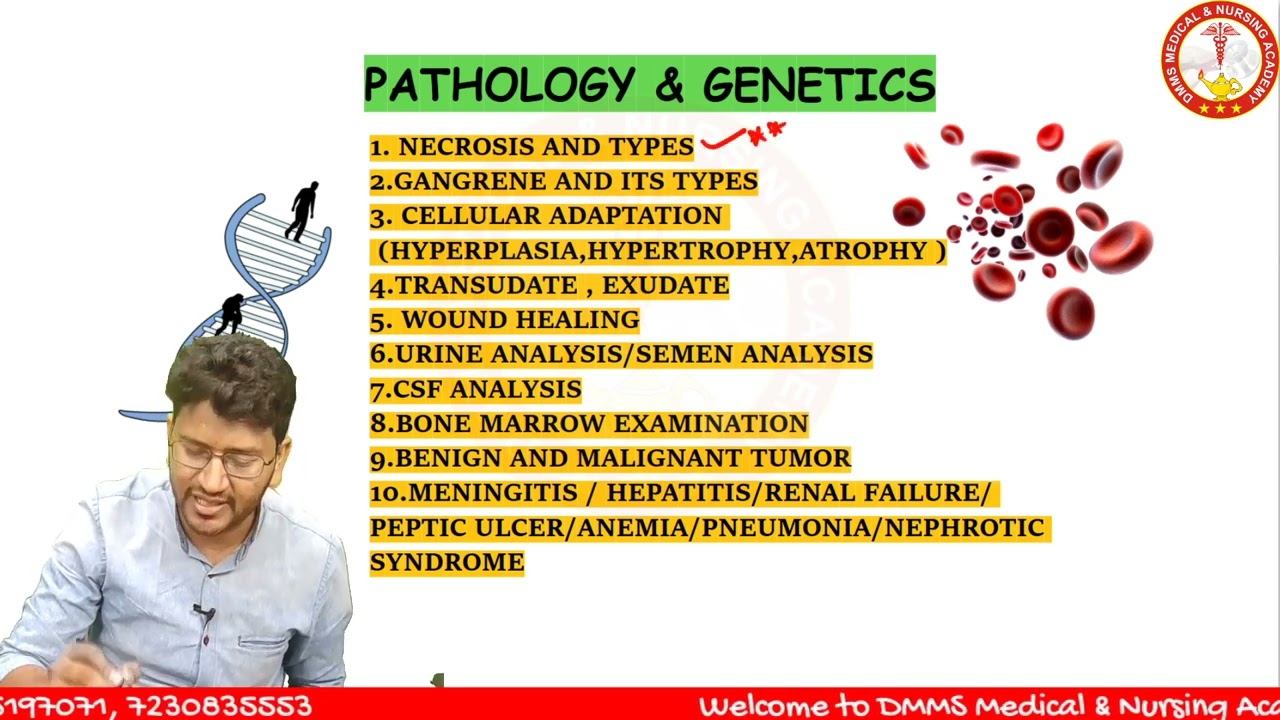 Most important questions for Pharma Pathology Genetics | bsc nursing 2nd year | ruhs exam |