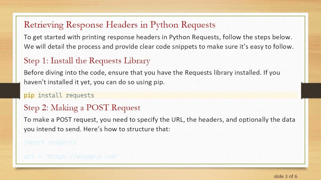 How to Get Response Headers in Python Requests