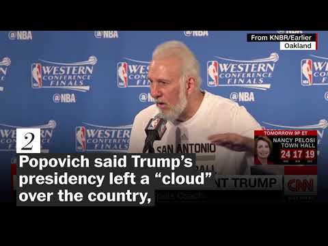 ‘A soulless coward’: Four times San Antonio Spurs coach Gregg Popovich has criticized Trump