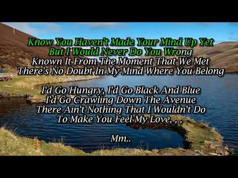 Garth Brooks Sings With Lyrics Make You Feel My Love