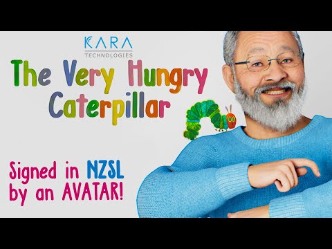 The Very Hungry Caterpillar book in New Zealand Sign Language (NZSL ...