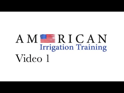Landscape Irrigation License Class Hydraulics Part 1