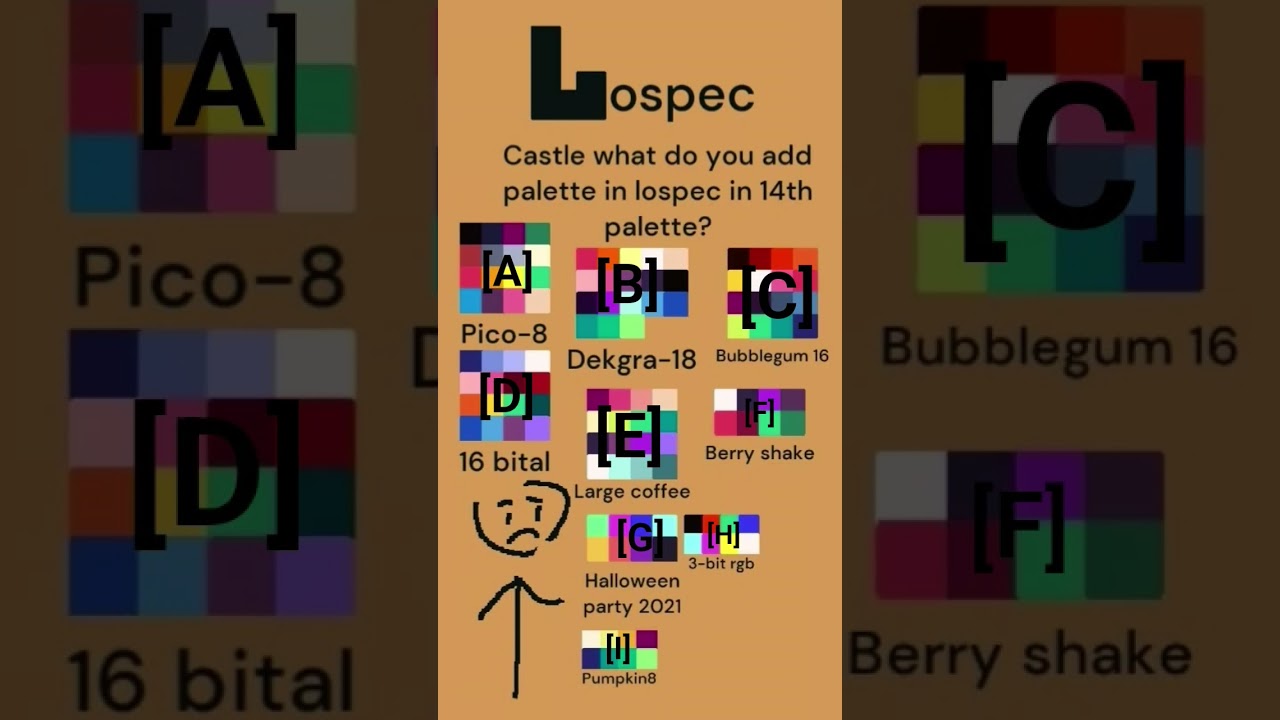 lospec new palette! what do you vote in comments?