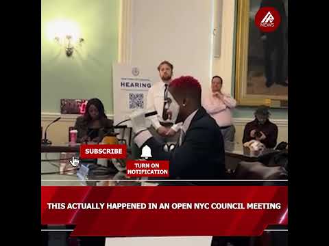 THIS ACTUALLY HAPPENED IN AN OPEN NYC COUNCIL MEETING
