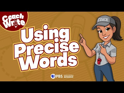 Using Precise Words — Everyday Writing with Coach Write