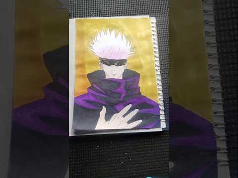 Drawing Gojo Satoru #gojo #gojosatoru #jujutsukaisen #animedrawing #animeeart #art #anime