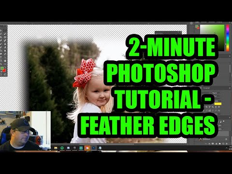 2 Minute Photoshop Tutorial for Dye Sublimation - Feathering Edges of an Image