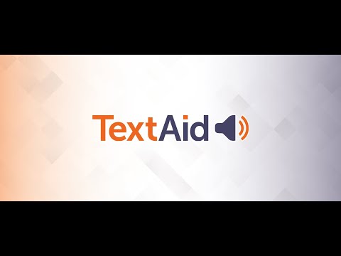 TextAid ReadSpeaker 15 Minute Tutorial