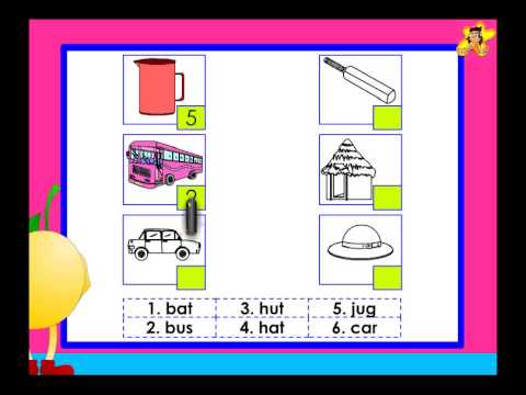 Match the picture with the word activity - kindergarten