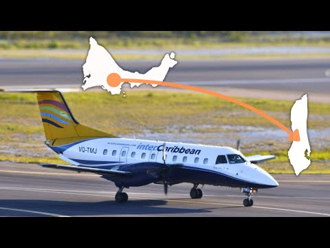 To the Capital🏝️✈️ Providenciales - Grand Turk | InterCaribbean Airways | Embraer 120 | PLS-GDT-PLS