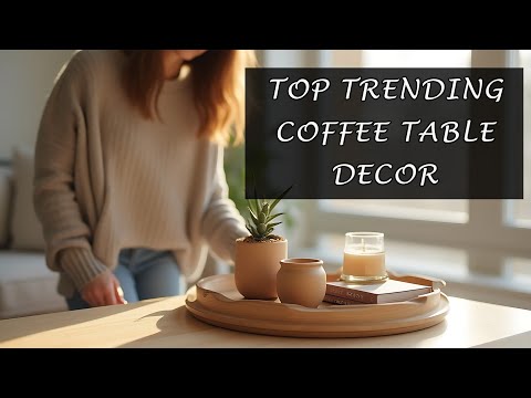 "Top Trending Minimalist Coffee Table Decor Ideas – Stylish Picks Under $40 with Purchase Links!"