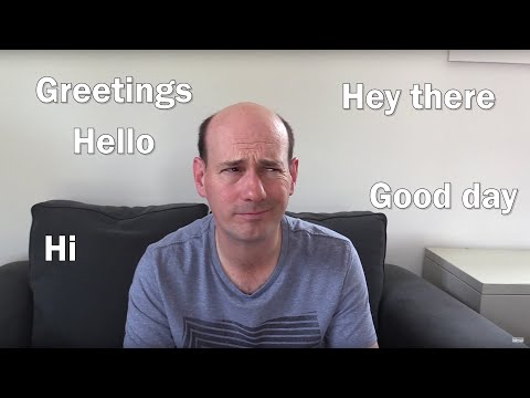 AI understanding speech and a variety of words phrases that have the same meaning - beyond hello