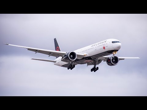 Air Canada Boeing 777 (C-FJZS) Arrives @ Toronto Pearson Int'l Airport (CYYZ)