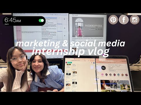 DAY IN THE LIFE OF A SOCIAL MEDIA MARKETING INTERN | advertising, no experience, corporate life ✦