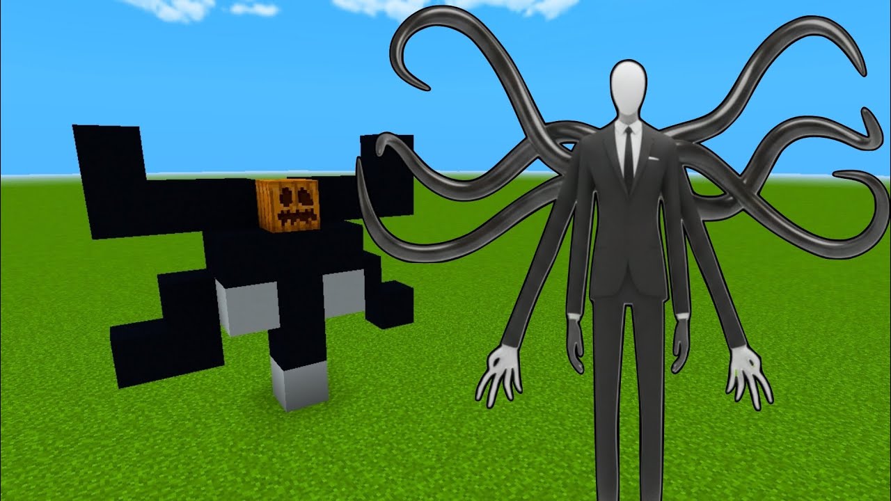 Never Try to Spawn Slender man in Minecraft PE 