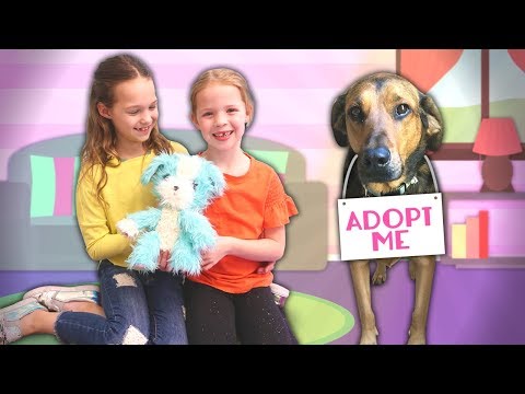 Addy and Maya ADOPT a PUPPY !!!