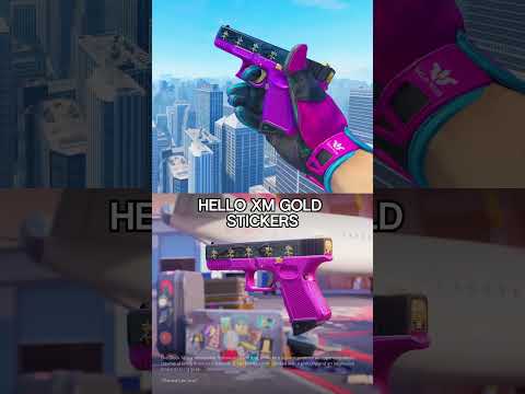 Glock Gold Toof x Hello Gold Sticker | #cs #cs2 #crafts #update