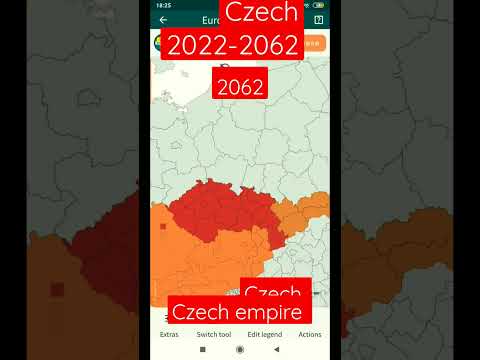 czech republic EVO 2022-2062 #shorts #evolution #after #viral #czechrepublic #czech #mapchart #czech