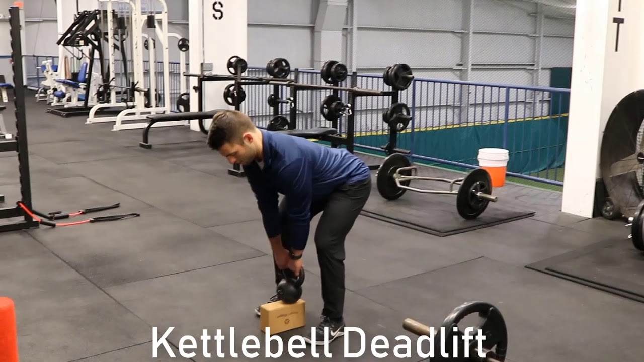 Elevated Kettlebell Deadlift