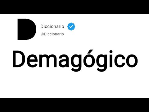 Demagógico Significado En Español