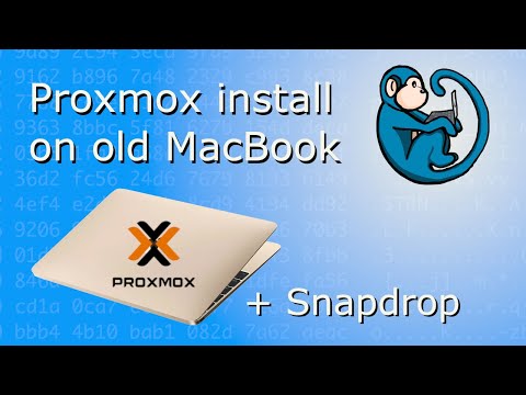 Proxmox basic install tutorial - using an old MacBook Pro as a virtual environment server