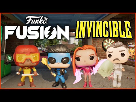 Funko Fusion Atom Eve, Rex Splode and Blue Invincible Gameplay (Invincible Pack DLC)