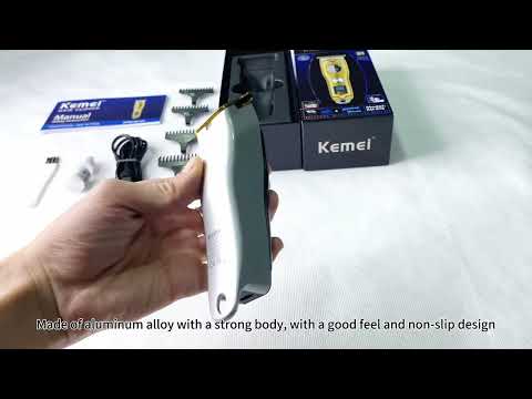 KM-078 The Full Metal LCD Display Hair Trimmer.