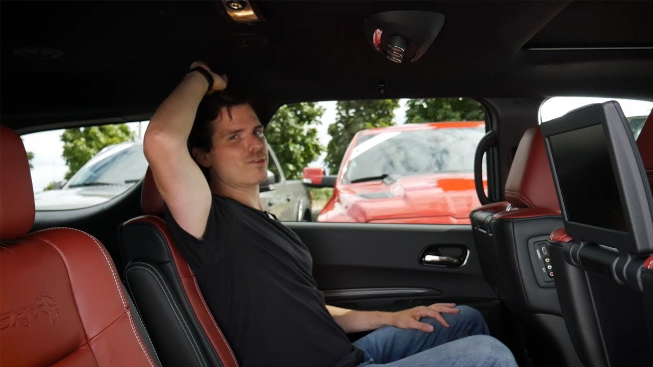 2nd and 3rd row spacing, plus cargo dimensions of the Dodge Durango