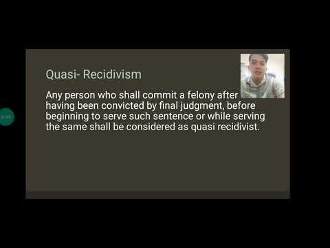 Quasi recidivism