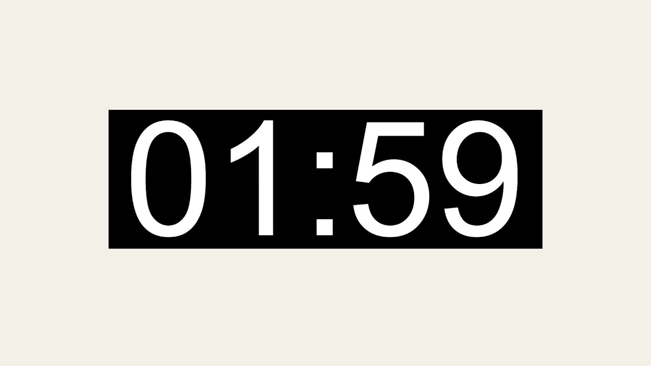 2 Minute Basic Countdown Timer - Silent