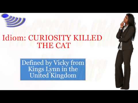 Idiom: CURIOSITY KILLED THE CAT