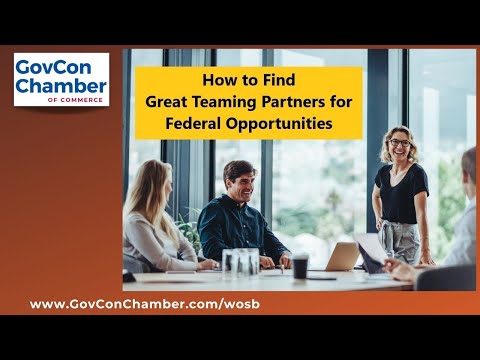 How to Find Great Teaming Partners for Federal Contracting Opportunities