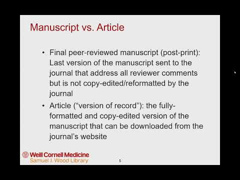 Tech Tuesday: NIH Public Access Policy