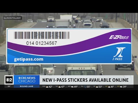 I-PASS transponder replaced by sticker