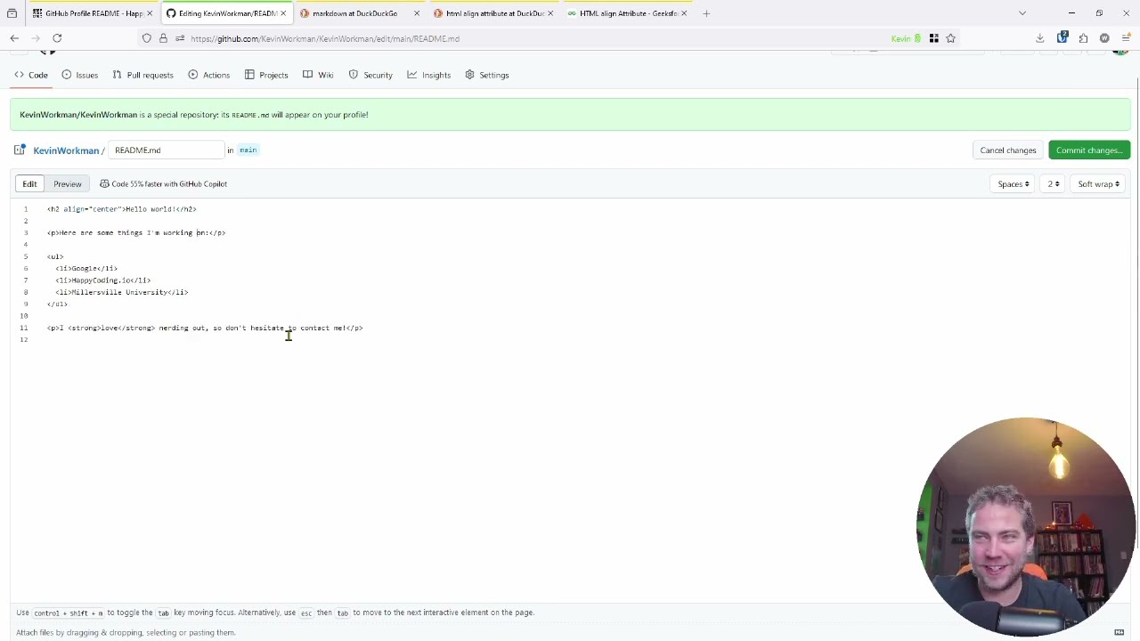 GitHub Profile README - Intro to Web Dev Fall 2024